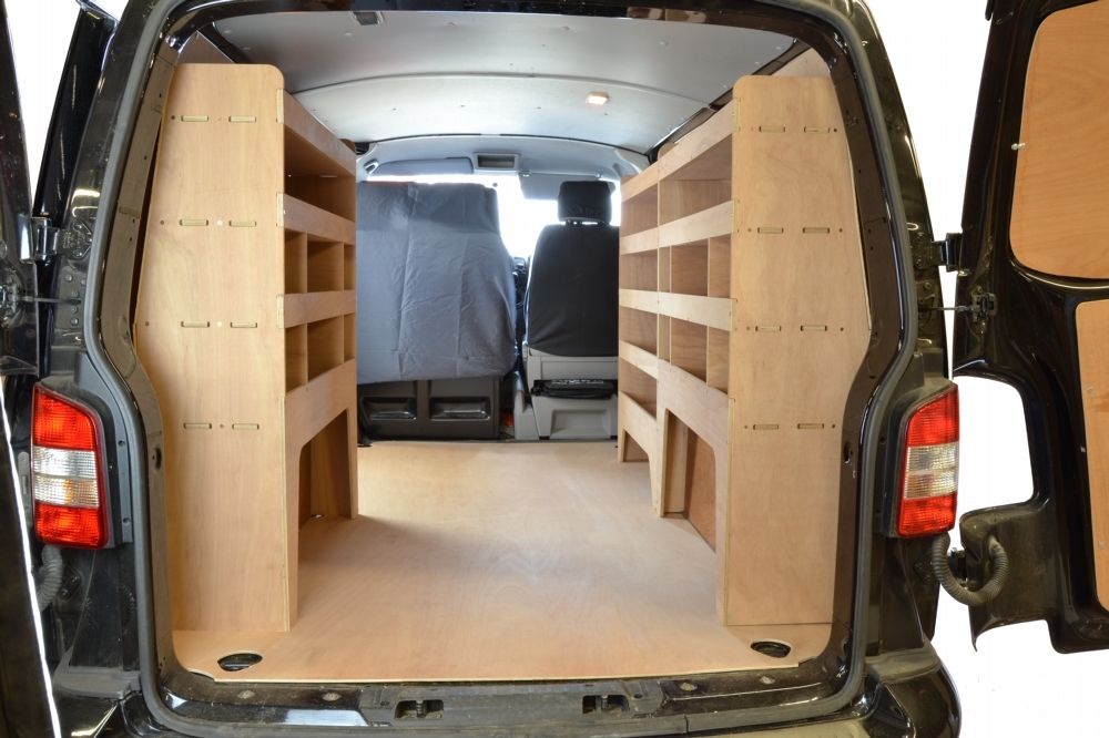 Volkswagen VW Transporter T5 & T6 Plywood Van Racking - Shelving ...