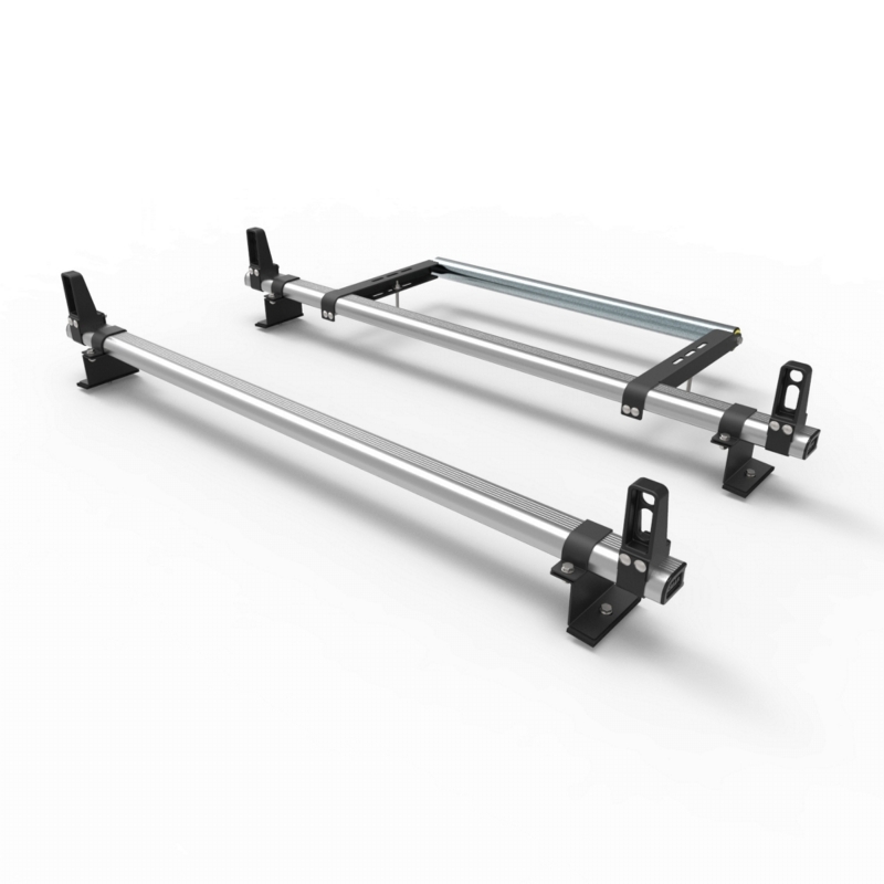 Nissan NV200 Roof Rack Aluminium Stealth 2 bar with load stops and ...