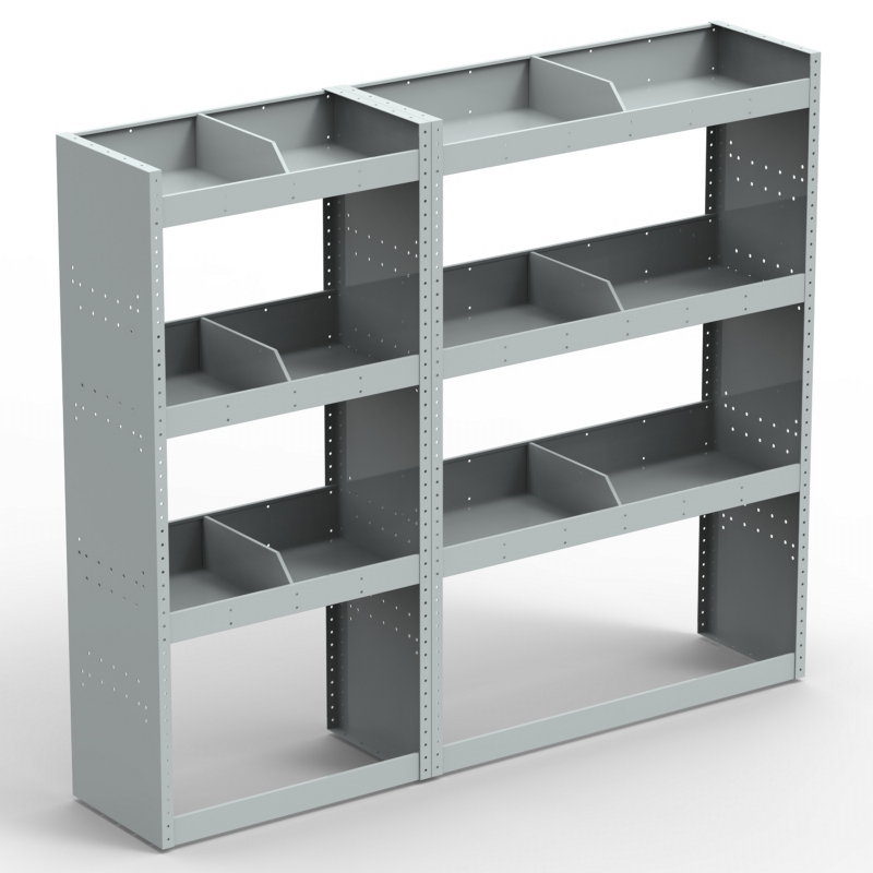 Vauxhall Movano Steel Van Racking 1.5m Tall Shelving Package - HSK13.15 ...