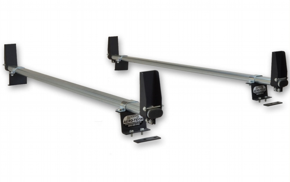 Ford Custom 2013 to 2023 Roof rack Bars Aero-Tech 2 bar with load stops ...